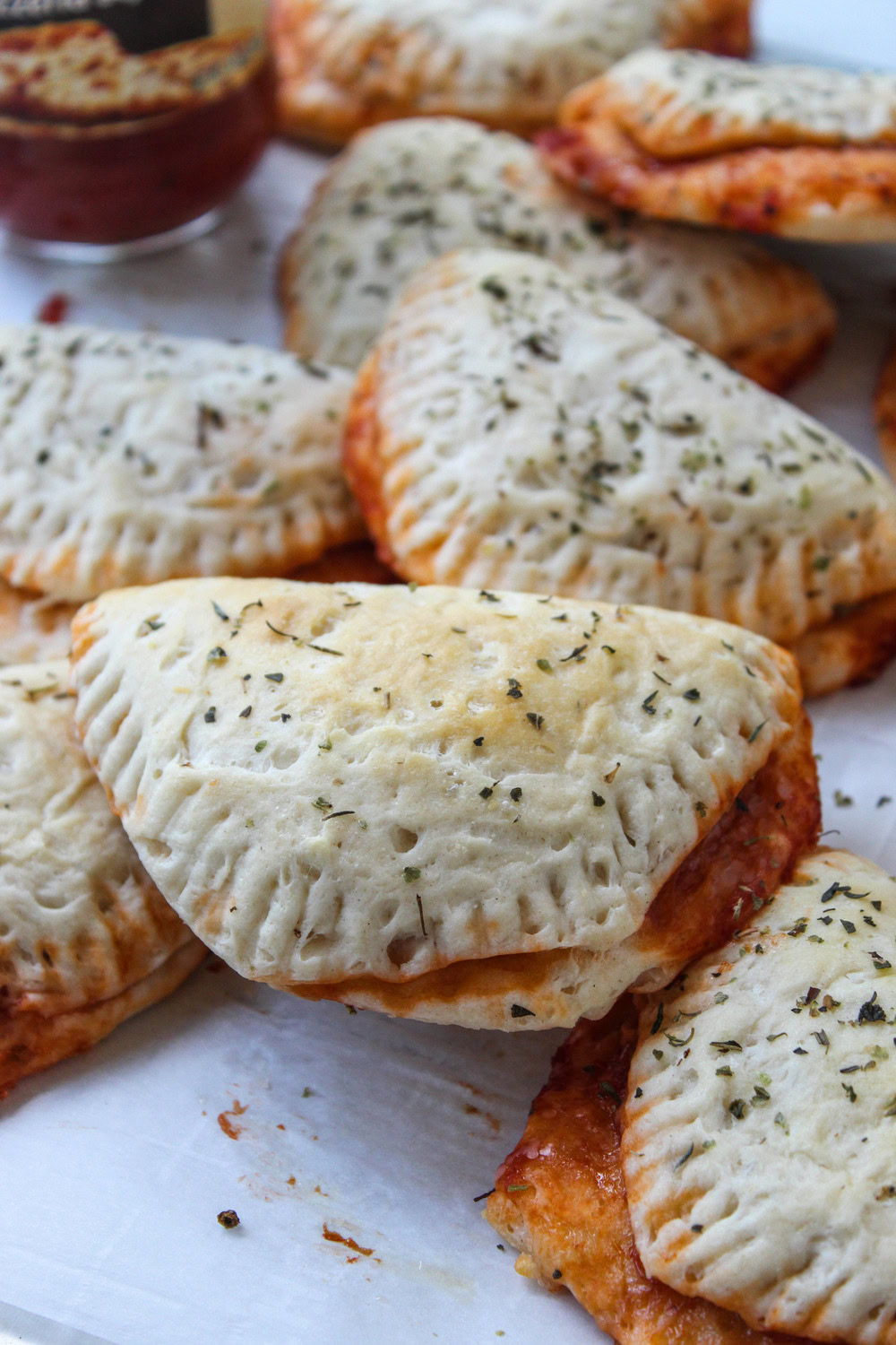 Mini Calzones - Baking You Happier