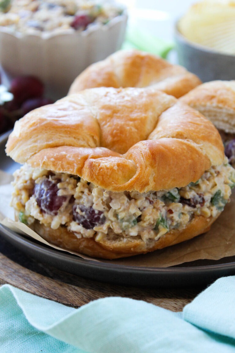 Vegan Nutty Chicken Salad - Baking You Happier