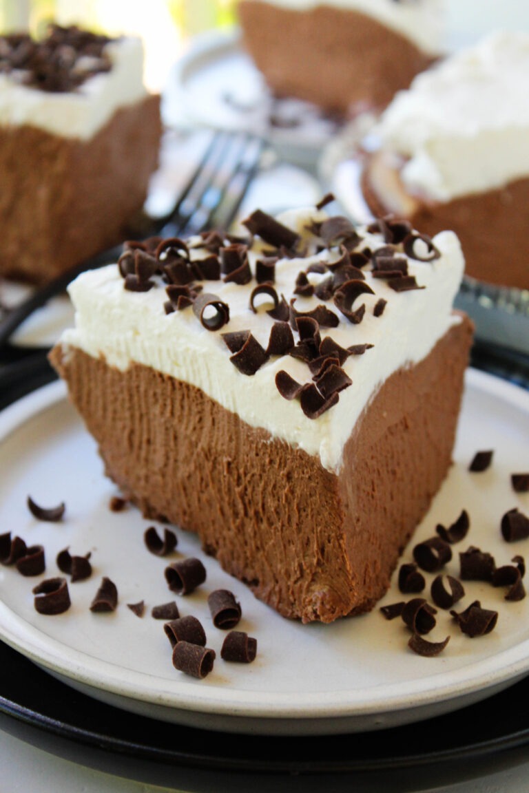 French Silk Pie - Baking You Happier