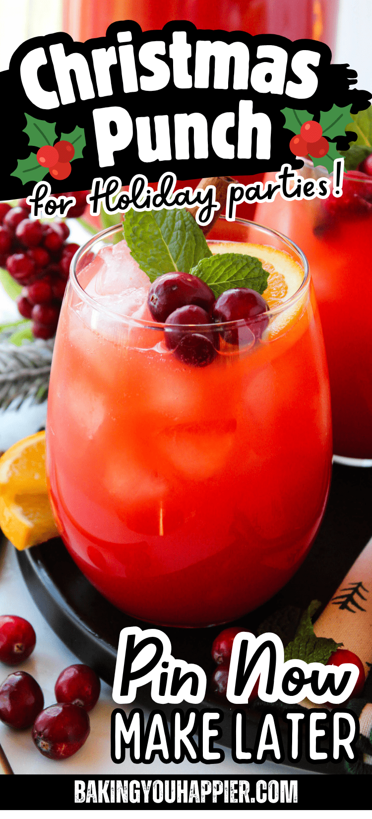 Christmas Punch - Baking You Happier