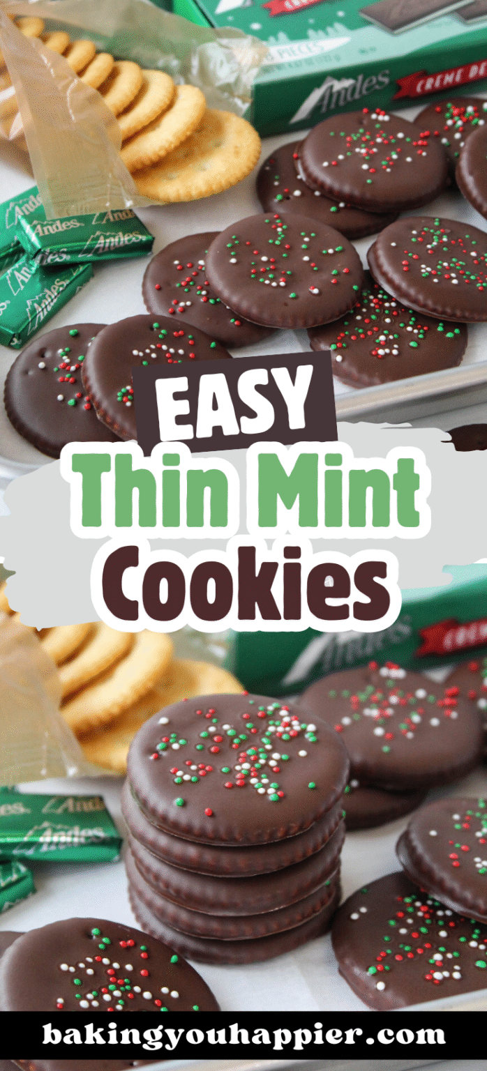Andes Mint Ritz Cookies | Baking You Happier