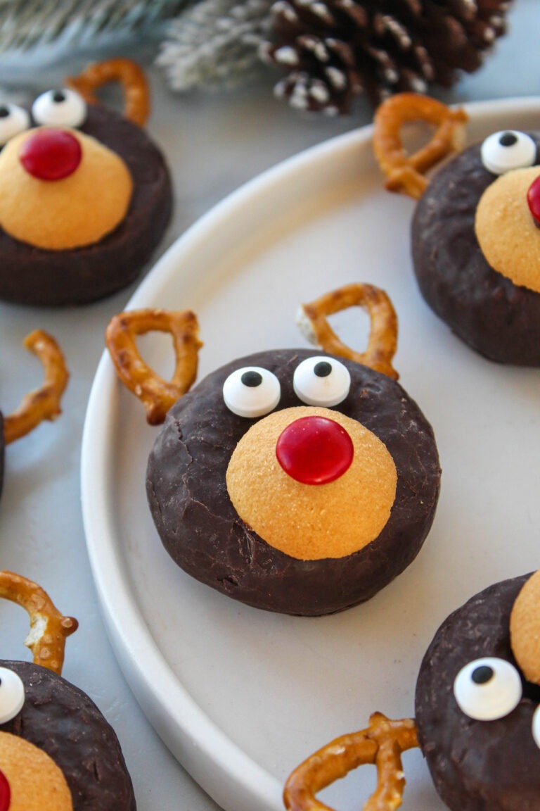 Reindeer Donuts - Baking You Happier