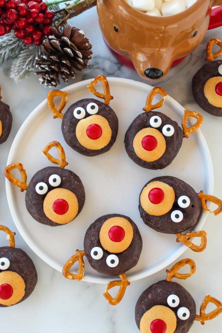 Reindeer Donuts - Baking You Happier