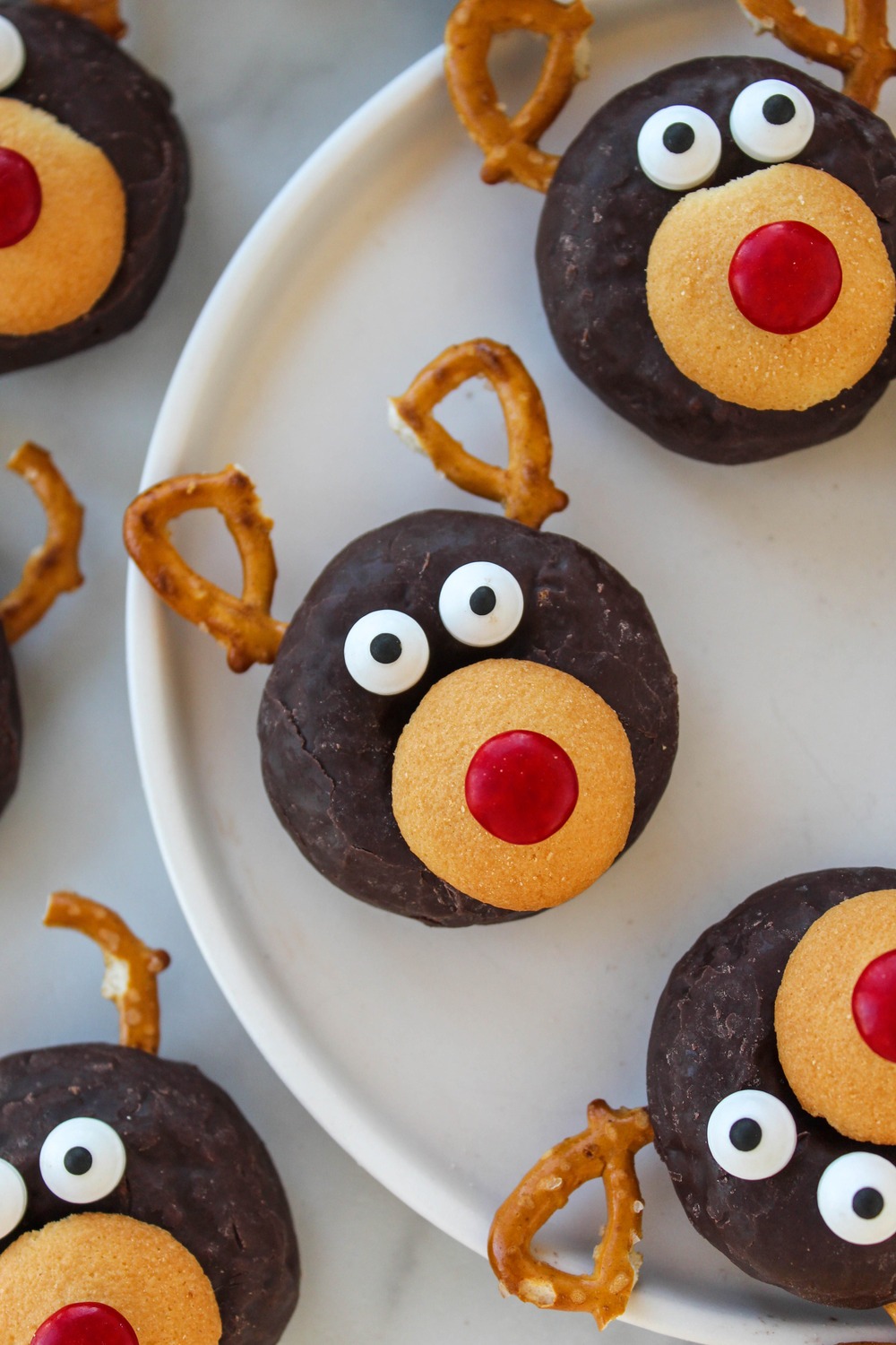 Reindeer Donuts - Baking You Happier