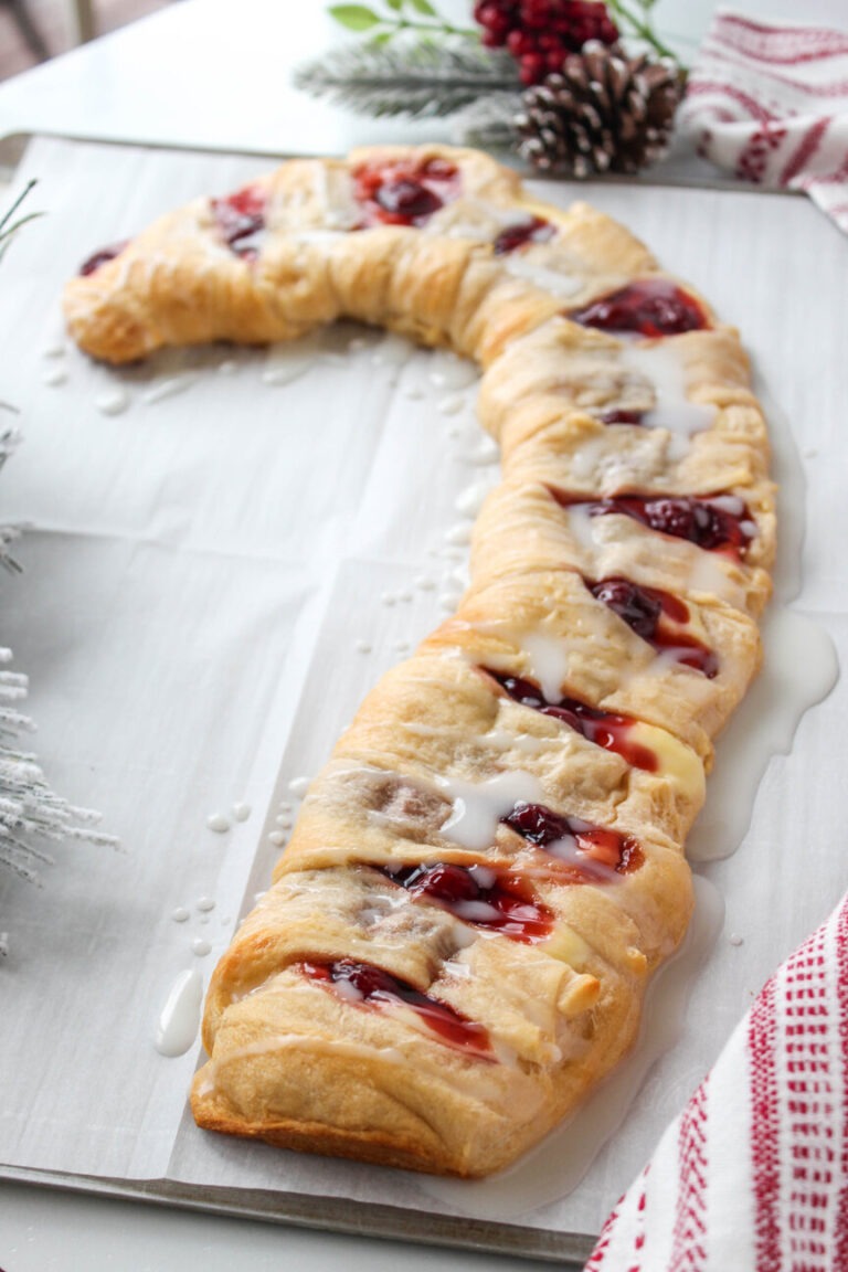 Candy Cane Danish - Baking You Happier