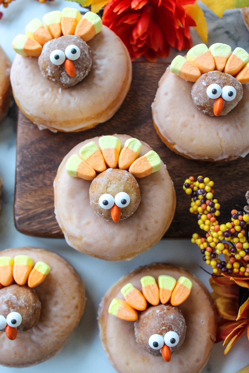 Turkey Donuts - Baking You Happier