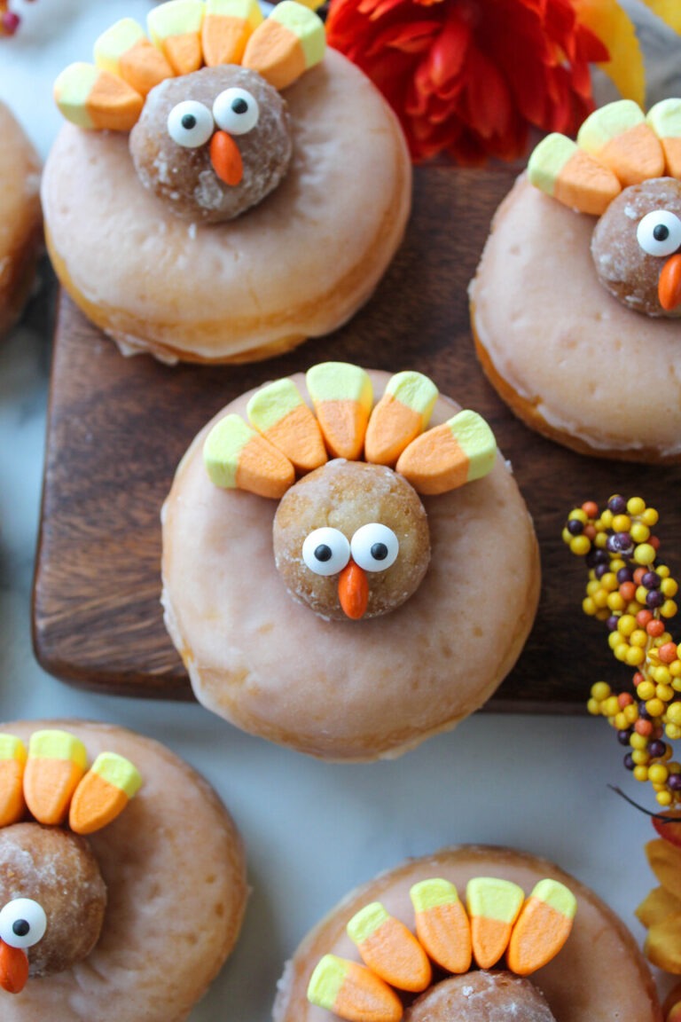 Turkey Donuts - Baking You Happier