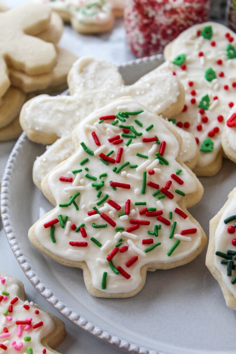 Best Easy Christmas Sugar Cookies - Baking You Happier
