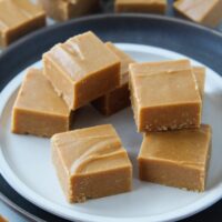 2-Ingredient Peanut Butter Fudge - Baking You Happier