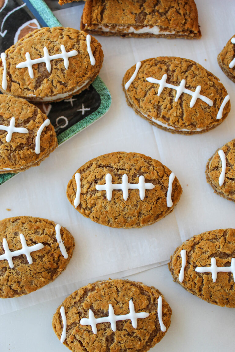 The Best Oatmeal Creme Pie Footballs (Easy Super Bowl Treat!)