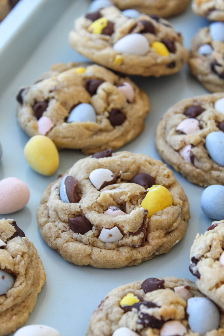 Cadbury Egg Cookies - Baking You Happier