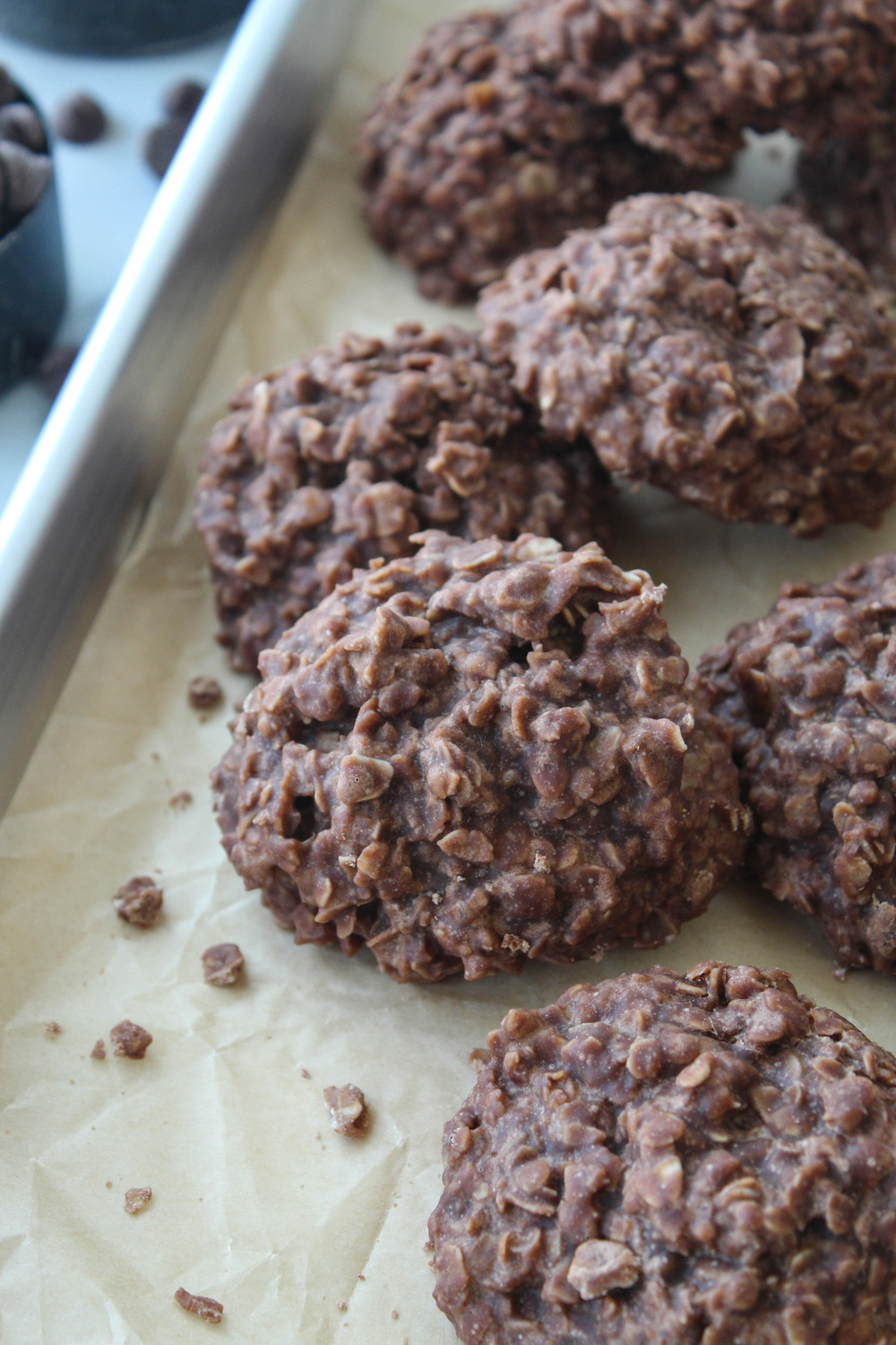 Easy No Bake Chocolate Cookies - Baking You Happier