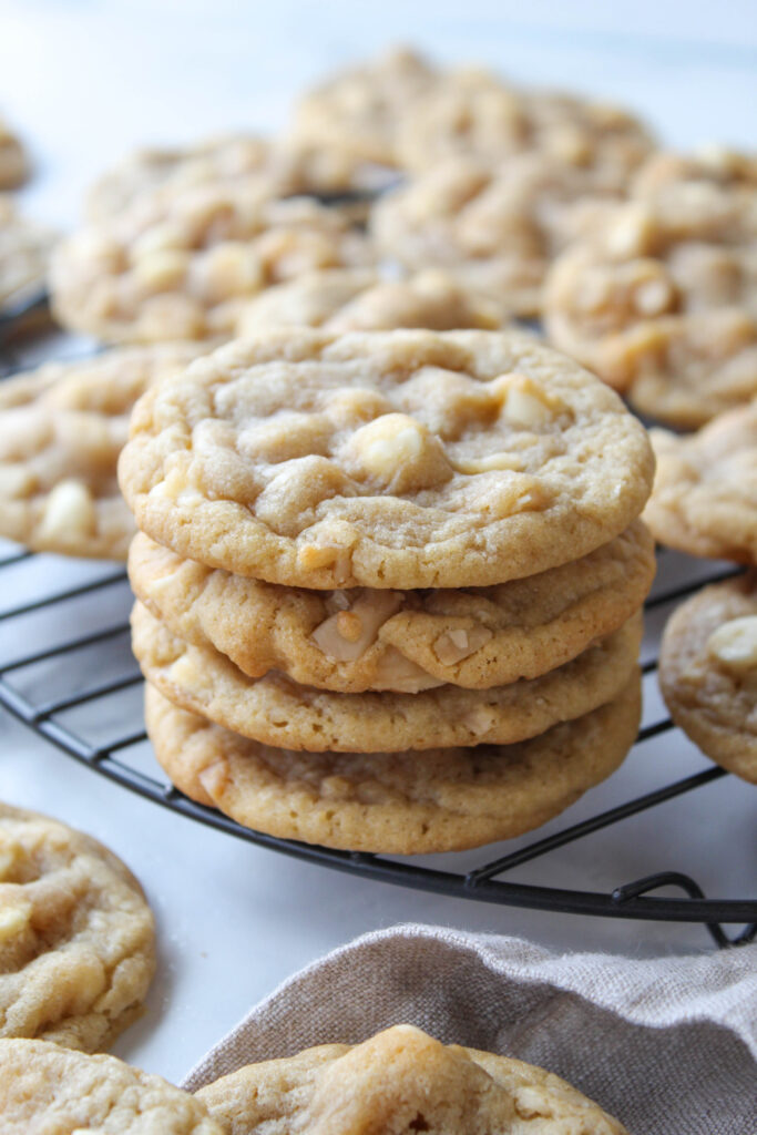 White Chocolate Macadamia Nut Cookies - Baking You Happier